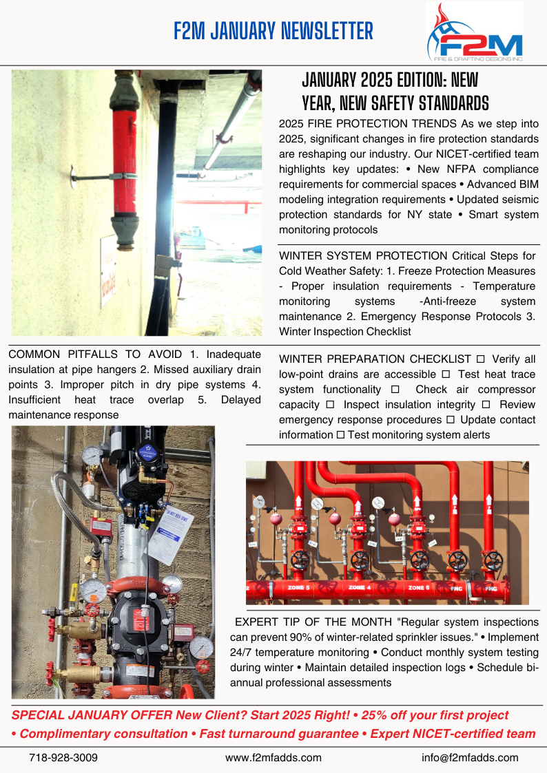 Fire Sprinkler Design & Maintenance Newsletter January 2025 - Fire ...